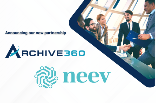Archive360 & Neev Data Partner to Govern ERP Legacy Data.